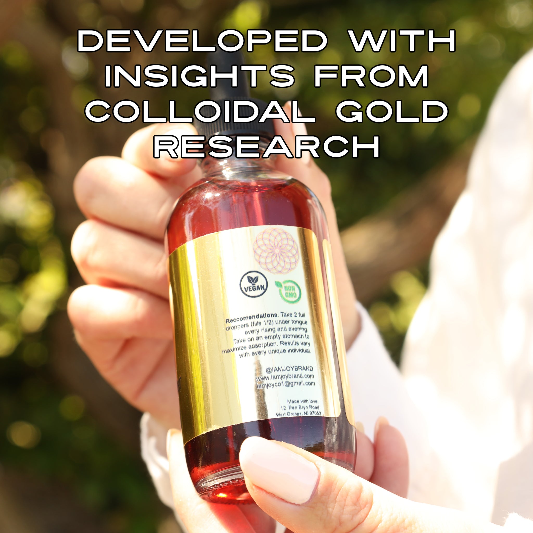 24k Gold Water – I Am Joy Brand